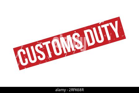 Customs Duty Rubber Stamp Seal Vector Stock Vector Image & Art - Alamy