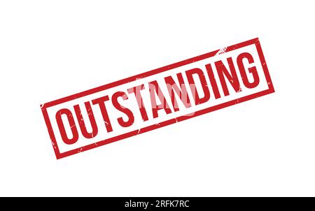 Red Outstanding Rubber Stamp Seal Vector Stock Vector Image & Art - Alamy