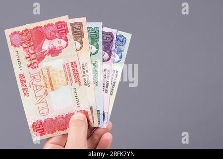 Old South African money - rand Stock Photo - Alamy