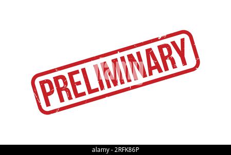 Red Preliminary Rubber Stamp Seal Vector Stock Vector Image & Art - Alamy