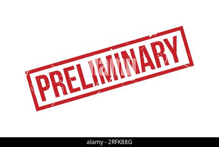 Red Preliminary Rubber Stamp Seal Vector Stock Vector Image & Art - Alamy