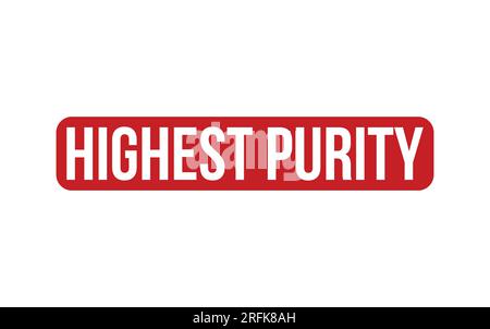 Red Highest Purity Rubber Stamp Seal Vector Stock Vector Image & Art ...