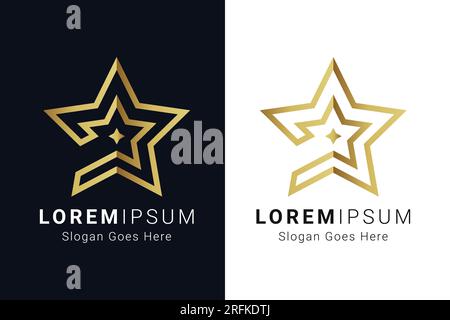 Luxury 3D Star Logo Design Stock Vector Image & Art - Alamy