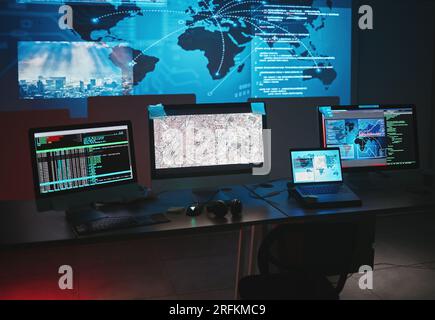 Cybersecurity, isolated and global presentation with map graphic for ...