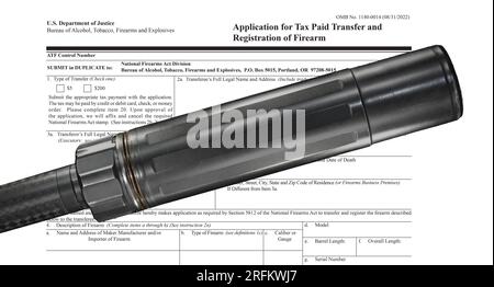 Suppressor and ATF public domain application form to purchase one Stock ...