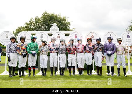 Jockeys Roya Nikkhah, Annabelle Hadden-Wight, Khadija Al Bastaki ...