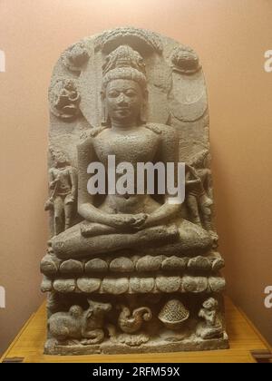 Rishabhnath, 1st Tirthankar, 9th century AD, Keonjhara Stock Photo - Alamy