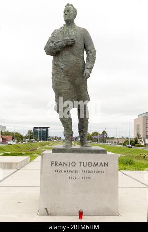 Monument of Croatian president Franjo Tudjman Stock Photo - Alamy