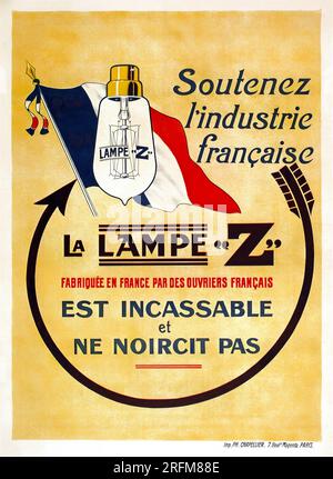 Light bulb advertising - Lampe "Z" la reine des lampes. Fabrication ...