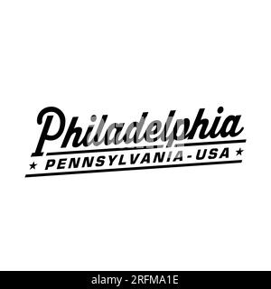 Philadelphia, Pennsylvania. Logo design template. Vector and ...