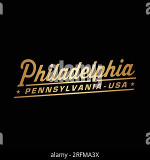 Philadelphia, Pennsylvania. Logo design template. Vector and ...