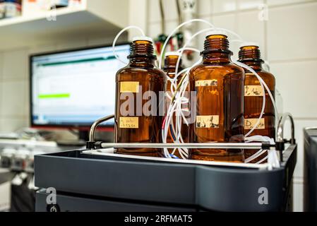 Stock solutions for a purpose of liquid chromatography analysis ...