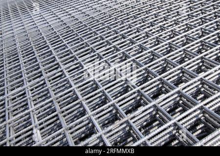 bundle of reinforced components in a construction site Stock Photo - Alamy