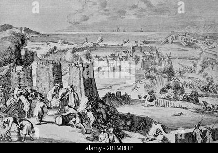 IRELAND - THE SIEGE OF DERRY IN 1689 Stock Photo - Alamy