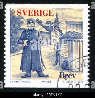 SWEDEN - CIRCA 2002: stamp printed by Sweden, shows Sundborn Church ...