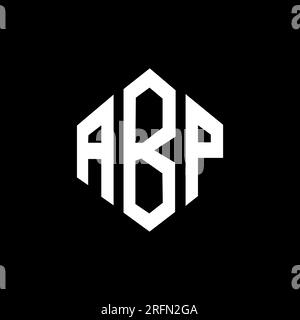 ABP letter logo design with polygon shape. ABP polygon and cube shape ...