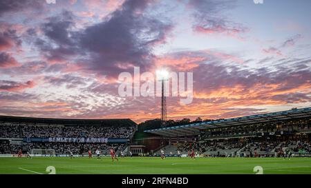 Aarhus, Denmark. 03rd Aug, 2023. Felix Beijmo (2) of Aarhus GF seen ...