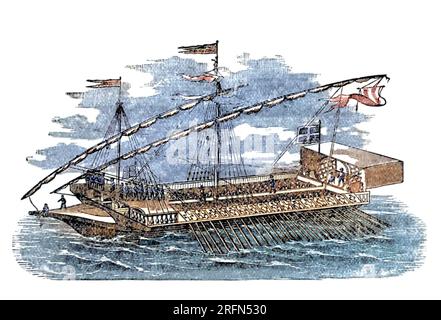 A galley is a rowing propelled ship. It originated among Mediterranean ...