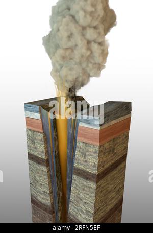 Kimberlite pipes are carrot-shaped volcanic pipes that rise 100 to ...