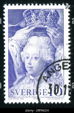 This portrait shows King Gustavus III of Sweden and his mother Louise ...