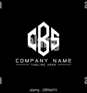 CBS letter logo design with polygon shape. CBS polygon and cube shape ...