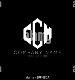 CCM letter logo design with polygon shape. CCM polygon and cube shape ...