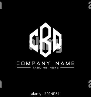 CBQ letter logo design with polygon shape. CBQ polygon and cube shape ...