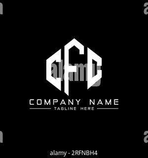 CFC letter logo design with polygon shape. CFC polygon and cube shape ...