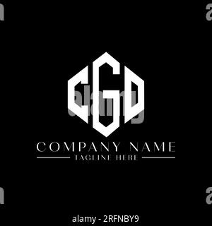 CGO letter logo design with polygon shape. CGO polygon and cube shape ...