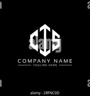 CIS letter logo design with polygon shape. CIS polygon and cube shape ...