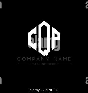 CQP letter logo design with polygon shape. CQP polygon and cube shape ...