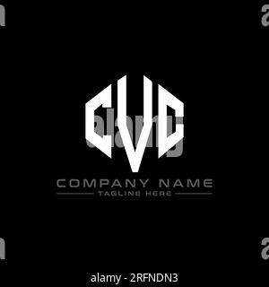 CVC letter logo design with polygon shape. CVC polygon and cube shape ...