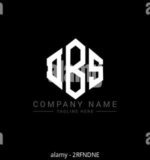 DBS letter logo design with polygon shape. DBS polygon and cube shape ...