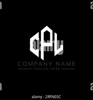 CPL letter logo design with polygon shape. CPL polygon and cube shape ...