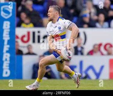 Matt Dufty #1 of Warrington Wolves during the Betfred Super League ...