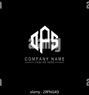 DPS letter logo design with polygon shape. DPS polygon and cube shape ...