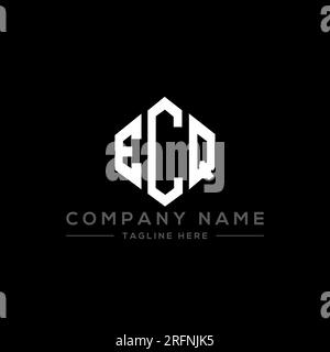 ECQ letter logo design with polygon shape. ECQ polygon and cube shape ...
