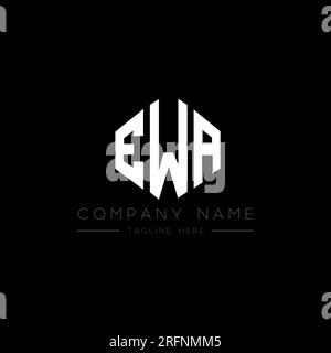 EWA, EWA logo, EWA letter, EWA polygon, EWA hexagon, EWA cube, EWA ...
