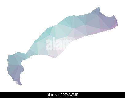 Kos island map in Greece. Simple outline. Vector hand drawn simplified ...