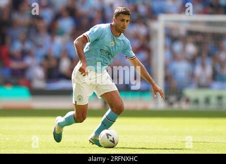 Rodri of Manchester City, during the Emirates FA Cup Quarter- Final ...