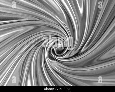 Background formed by twisted metal. 3d illustration Stock Photo - Alamy