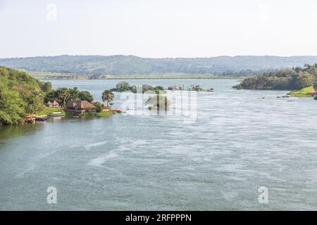 Views of the nascent Nile, where Lake Victoria sheds its overflow ...