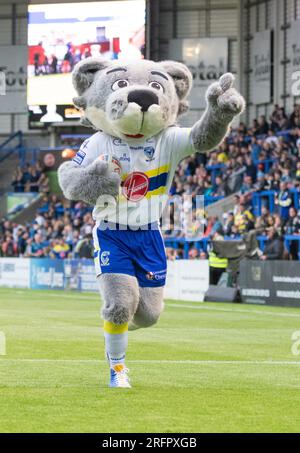 Wolfie Warrington Wolves mascot ahead of the Betfred Challenge Cup ...