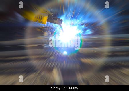 electric spark industrial creative picture Stock Photo - Alamy