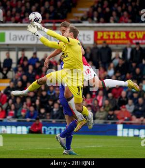 Milton Keynes Dons Craig MacGillivray in action during the Sky Bet ...