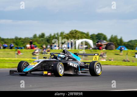 British F4 Isaac BARASHI Phinsys by Argenti #26 Championship Knockhill Race 2 2023 Stock Photo ...
