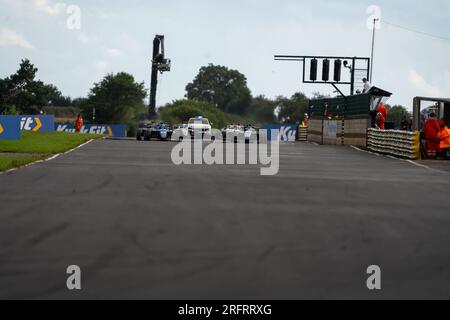 Race Start Grid- British F4 Championship Croft Stock Photo - Alamy