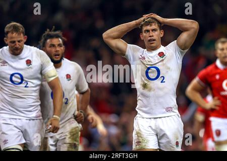 England's Guy Porter scores a try during the Autumn International match ...