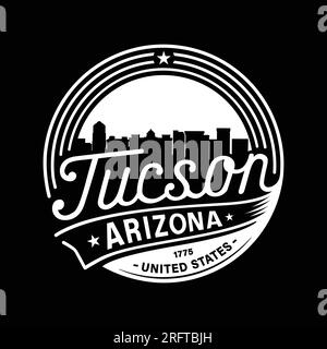 City of Tucson. Tucson Arizona logotype. Vector and illustration Stock ...