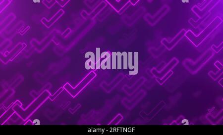 Glowing Tick symbols. Computer generated 3d render Stock Photo - Alamy